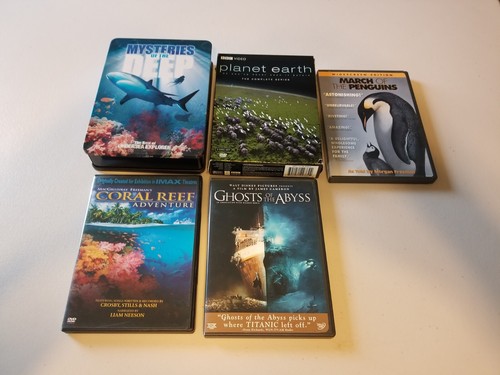 NATURE & DOCUMENTARY DVD LOT MARCH OF THE PENGUINS PLANET EARTH+ ...