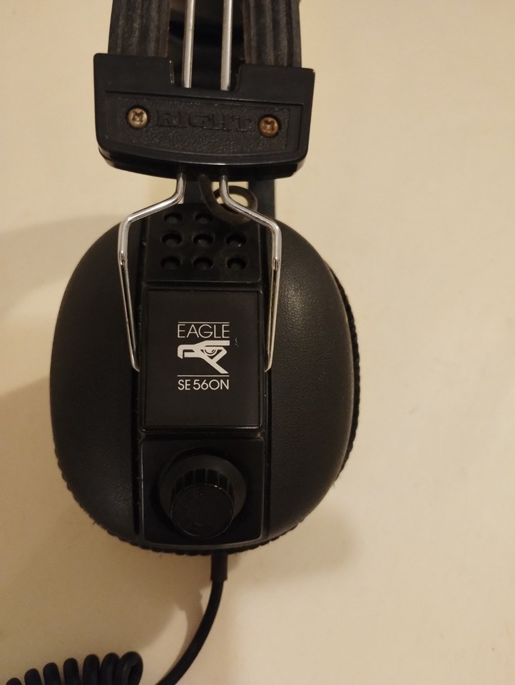 Vintage (late 70s) Eagle SE-56ON over the ear Stereo Headphones | eBay UK