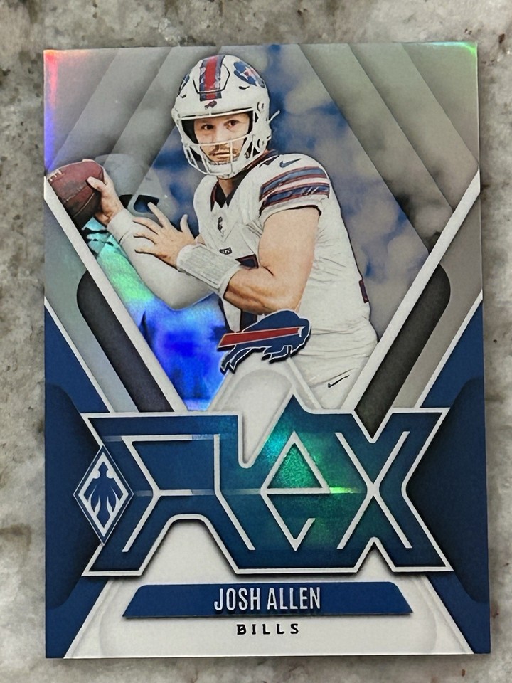 2024 JOSH ALLEN PHOENIX FOOTBALL FLEX CASE HIT SSP BILLS SUPER CLEAN ...
