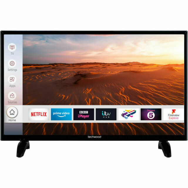 Techwood 32AO8HD 720p HD Ready 32in Smart TV - Black for sale online ...