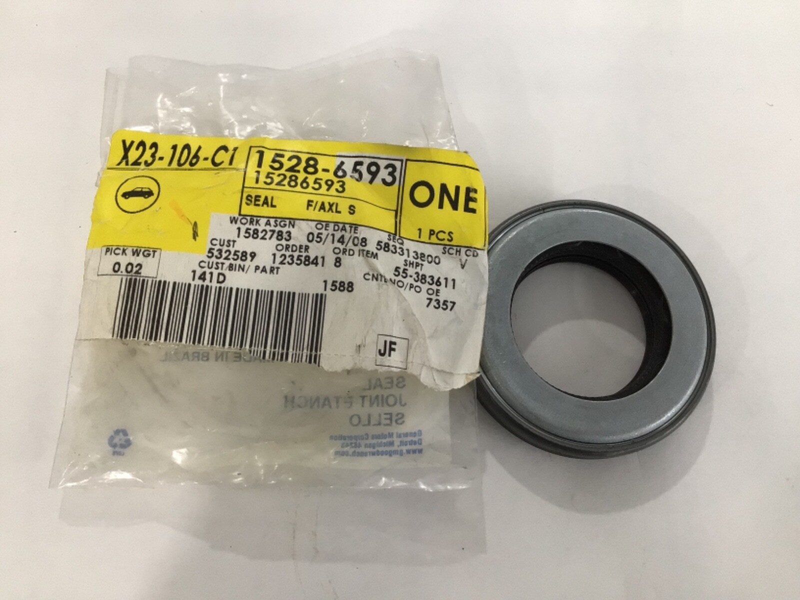 NOS GM 04 05 06 07 08 09 10 11 12 Colorado Canyon Front Axle Shaft Seal ...