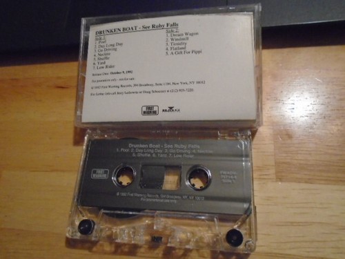 RARE PROMO Drunken Boat CASSETTE TAPE See Ruby Falls 1992 Hugo Largo ...