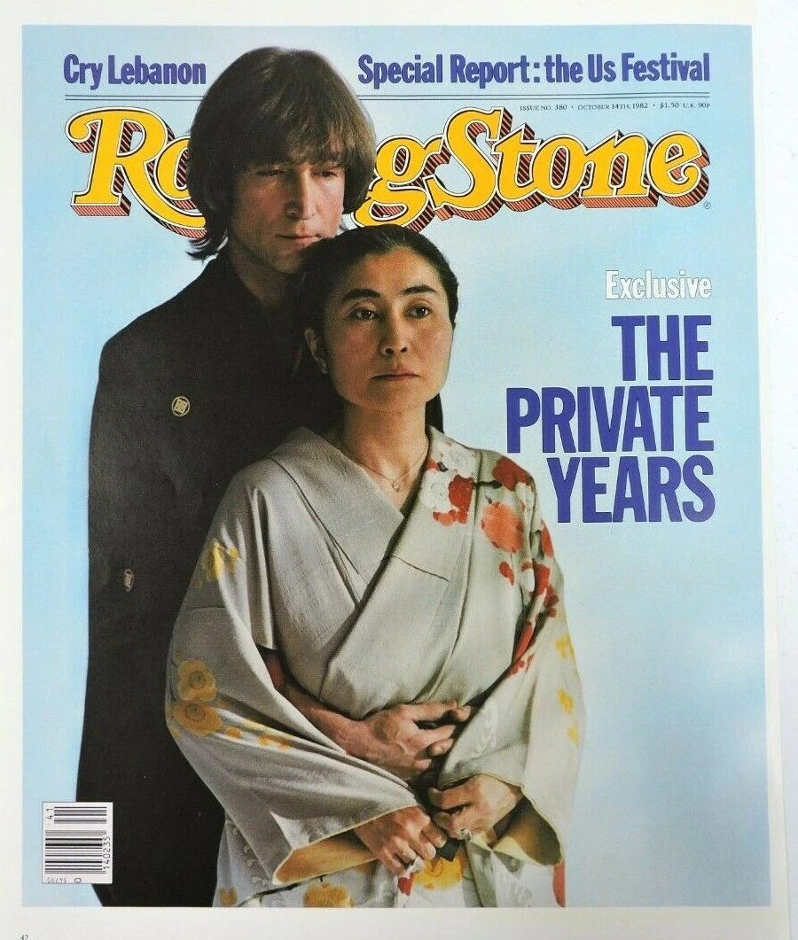 John Lennon And Yoko Ono Rolling Stone Cover