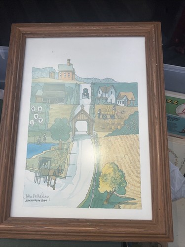 John Holladay Country Print Framed Dimensional Layered Art | eBay