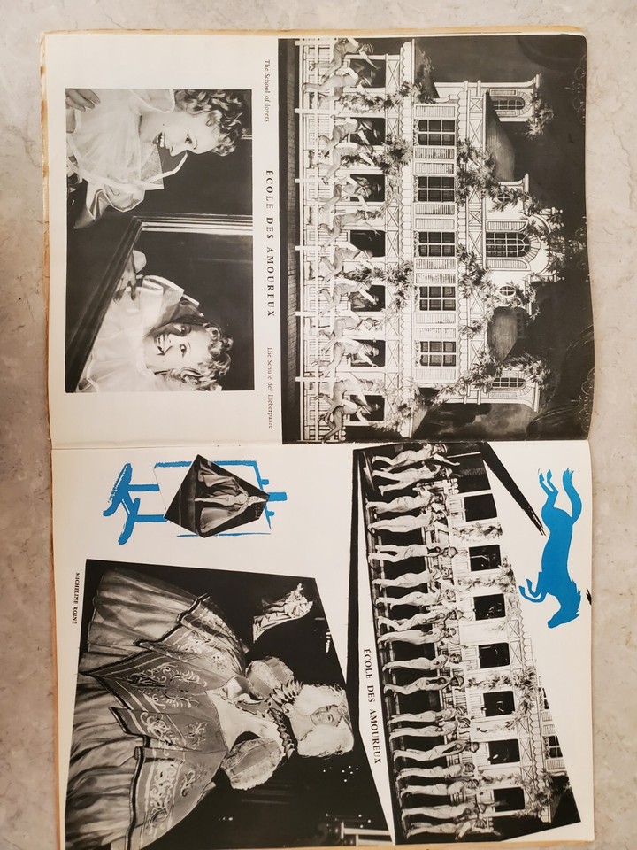Folies Bergere Paris Theater Program velvet cover | eBay