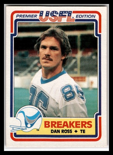 1984 Topps USFL #80 Dan Ross New Orleans Breakers | eBay
