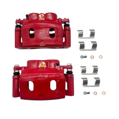 S4918A Red Caliper Front For Chevy Silverado 1500 07-18 GMC Sierra 1500 ...