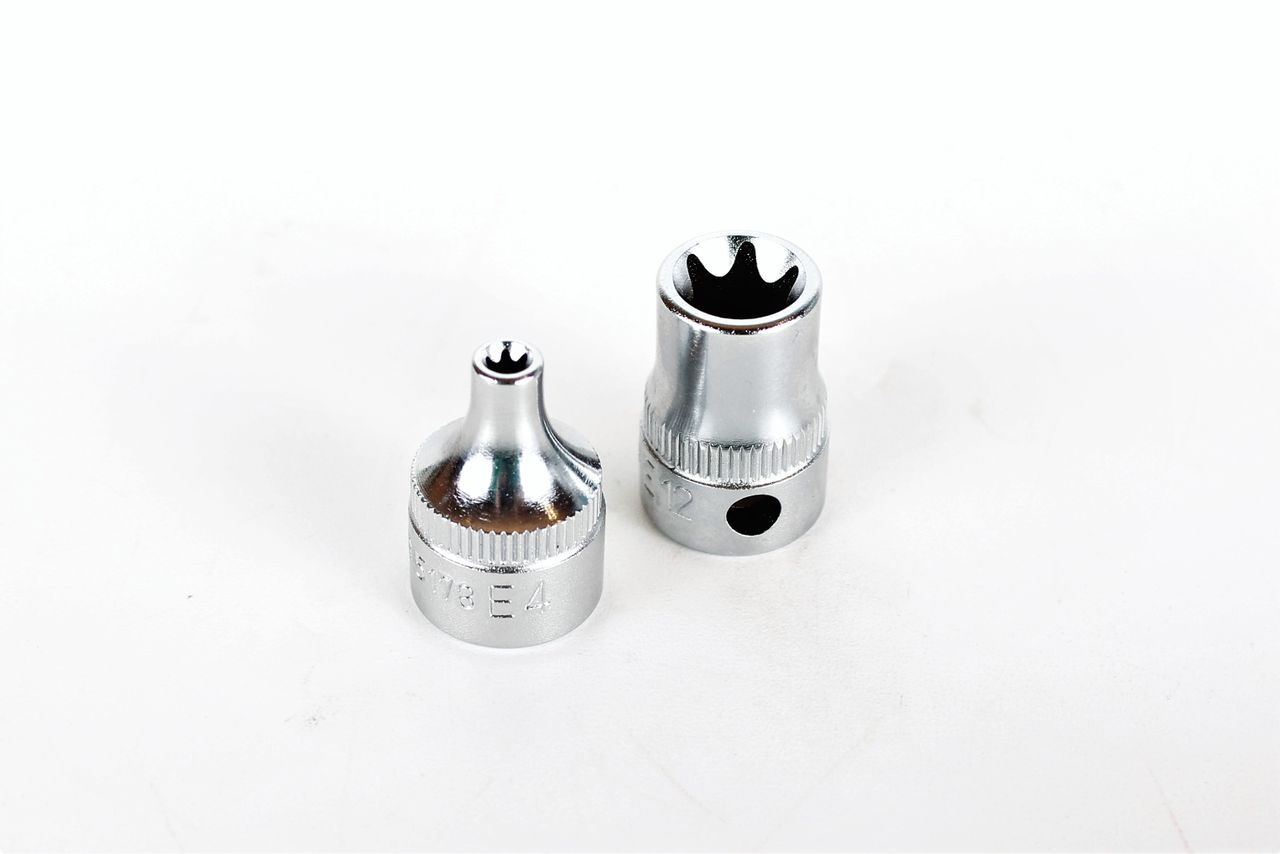 SALTUS Steckschlüsseleinsatz 2 tlg 3/8" Außentorx Stecknuss ...