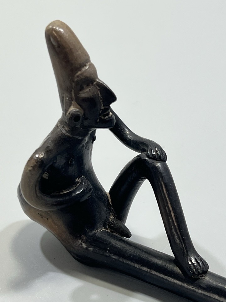 Pre Columbian Rare Native American Mayan Clay Phallic Pipe | eBay