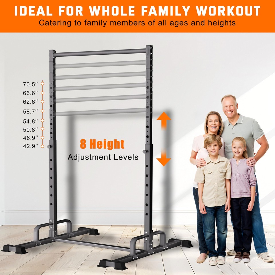 Pull Up Station, Adjustable Pull Up Bar Free Standing Power Racks ...