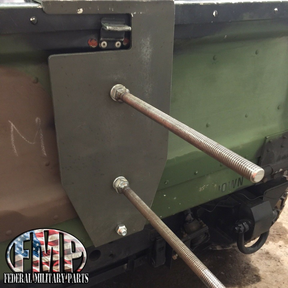 MILITARY HUMVEE SPARE TIRE CARRIER - TAILGATE MOUNTED M998 M1038 H-1 ...