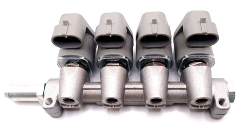 LPG CNG Injectors rail FAST OKCAN IG1 Apache 4 cyl. 2 ohm IG1/IG2, STAG ...