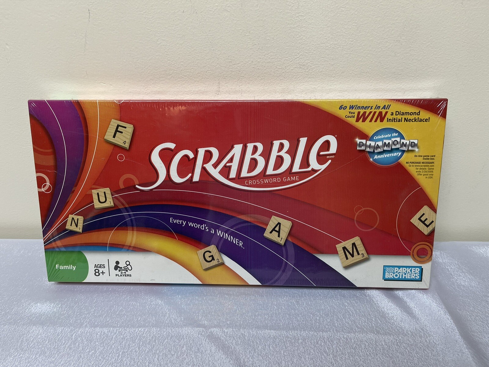 Hasbro Scrabble Crossword Board Game 2008 Edition NEW FACTORY SEALED | eBay