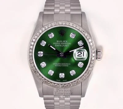 33+ Rolex Datejust Diamante Verde