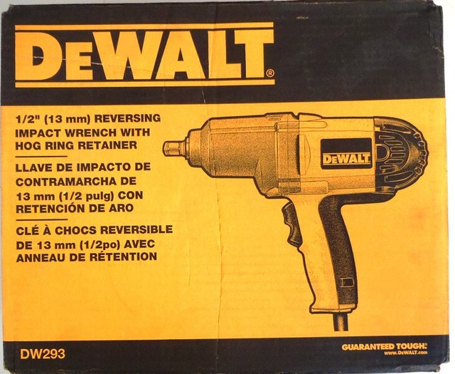 DEWALT DW293 120V 1/2inch Impact Wrench for sale online | eBay