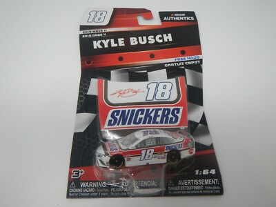 Nascar Authentics Kyle Busch Snickers #18 Wave 11 1:64 | eBay