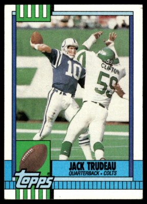 1990 Topps #303 Jack Trudeau Indianapolis Colts | eBay