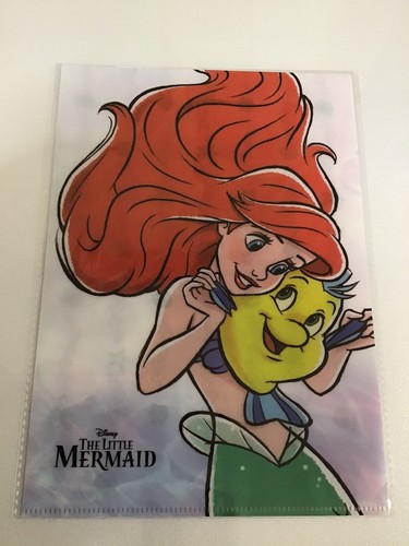Disney Princess A4 Clear File Folder Ariel The Little Mermaid | eBay