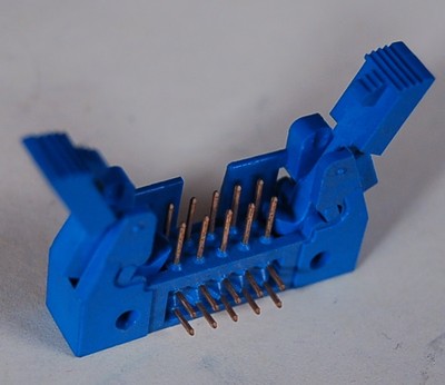 BERG 65823 CONNECTOR MALE 10 WAY RIGHT-ANGLED PCB MOUNTING WITH RELEASE ...
