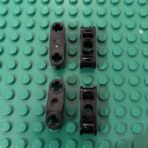 LEGO Technic Axle & Pin Connector Perpendicular 3L in Black x 4 / PN ...