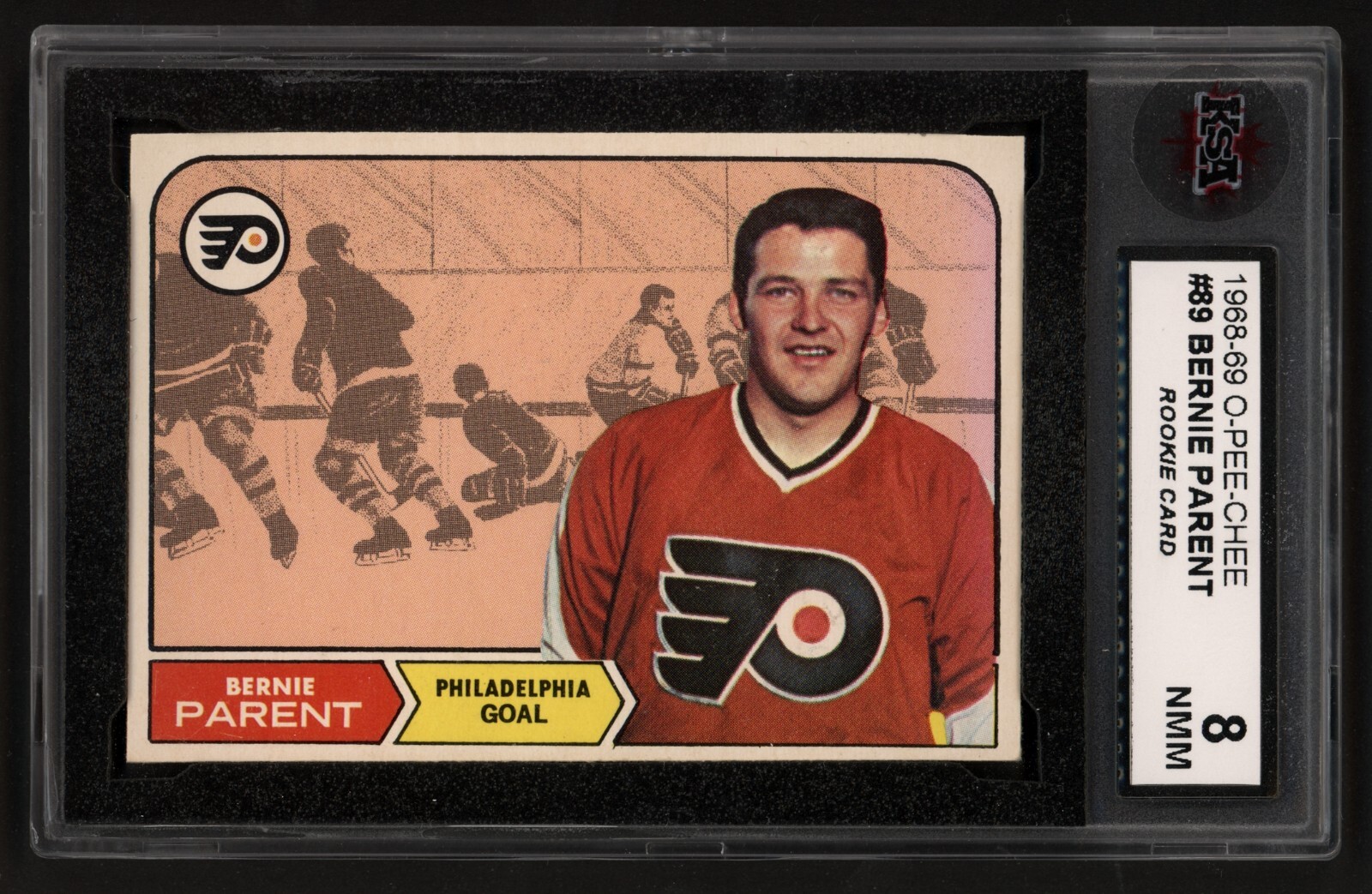 1968 69 OPC #89 BERNIE PARENT ROOKIE CARD KSA 8 NEAR MINT-MINT | eBay