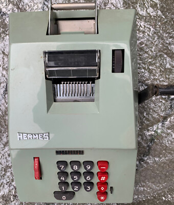 Cash Register, Adding Machines - Hermes Adding Machine Model