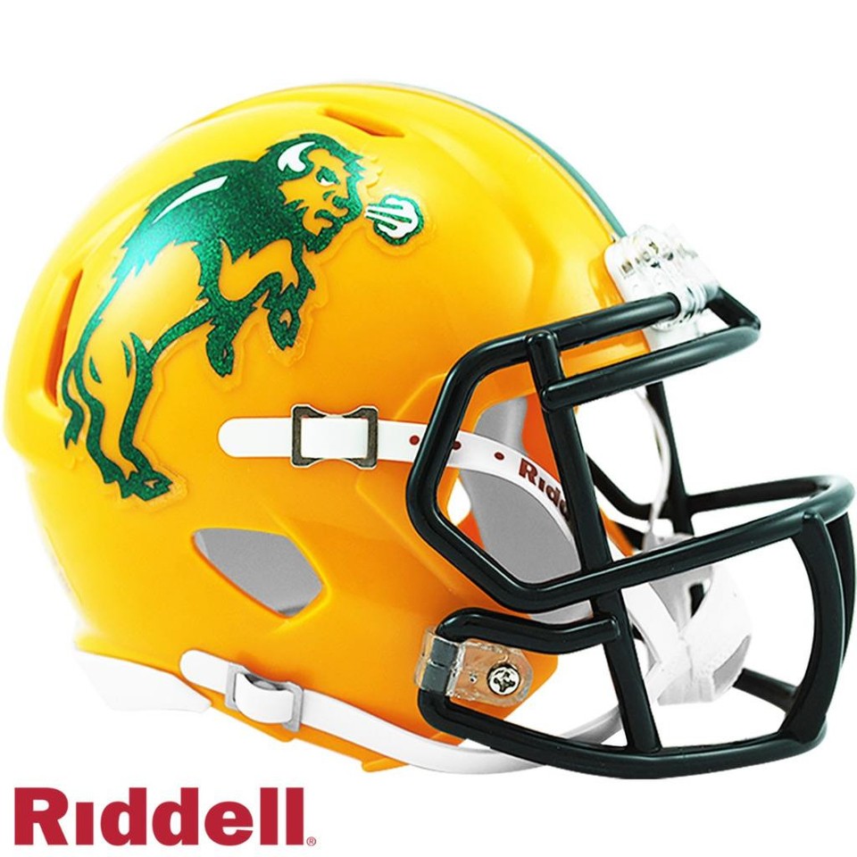 North Dakota State Bison Mini Speed Replica Helmet [NEW] Miniature Desk ...