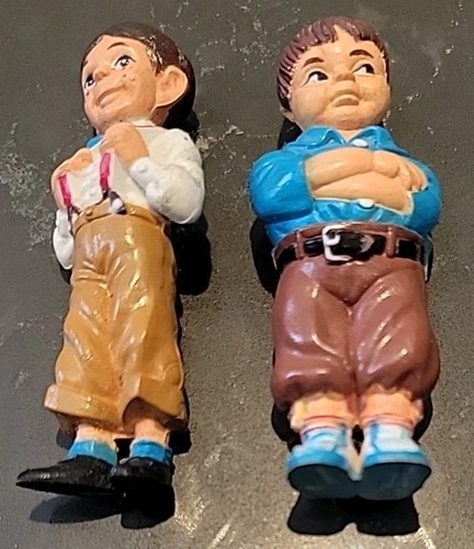 Little Rascals Our Gang PVC Figures Alfalfa & Spanky 3" King World 1985 ...
