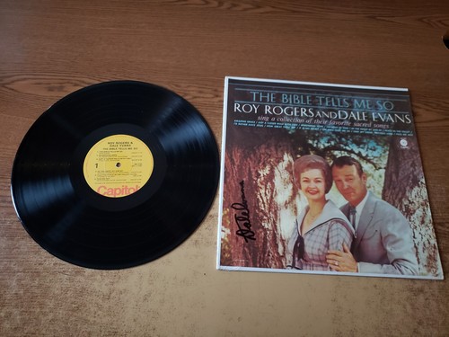 AUTOGRAPHED 1960s EXCELLENT Dale Evans & Roy Rogers The Bible Tells Me ...