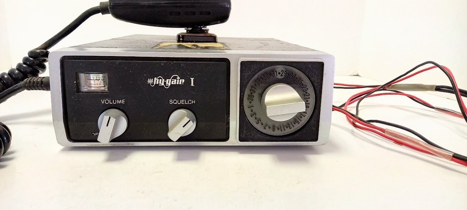 Hy-Gain 1 Mobile 40 Channel CB Radio W/ Mic and 25" Magnet Mount ...