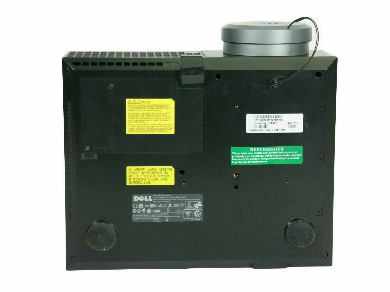 Dell 4210X DLP Projector Conference Room 3500 ANSI HD HDMI 1080p bundle ...