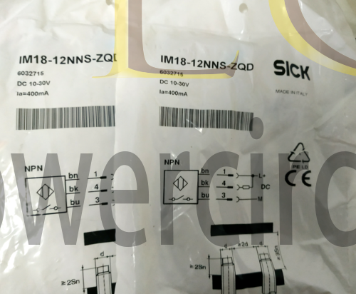 NEW SICK IM18-12NNS-ZQD DC 3-Wire Cylindrical Inductive Proximity ...
