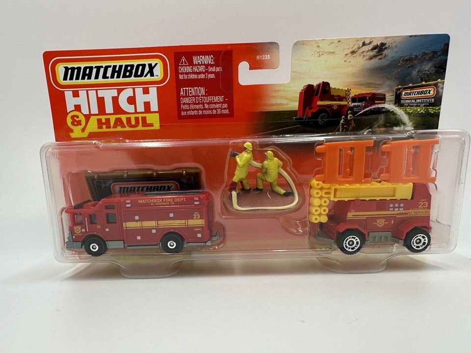 Matchbox Hitch & Haul Die-Cast Vehicle Set – Trailer & Accessory Pack ...