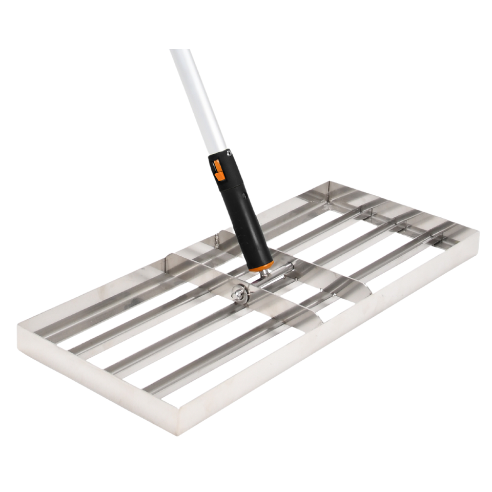 Lawn Leveller Lute Sand Soil Levelling Rake Grass 600mm x 250mm 3kg 1 ...