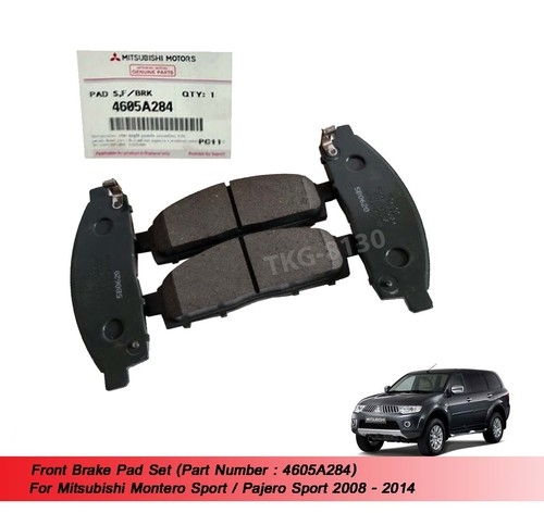 Front Brake Pad 4605A284 Fit For Mitsubishi Montero Pajero Sport 2008 ...