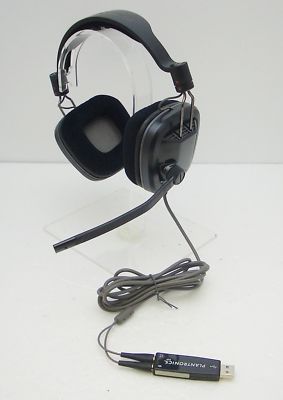 Plantronics GameCom 380 Stereo DSP Surround Sound Gaming USB Headset ...