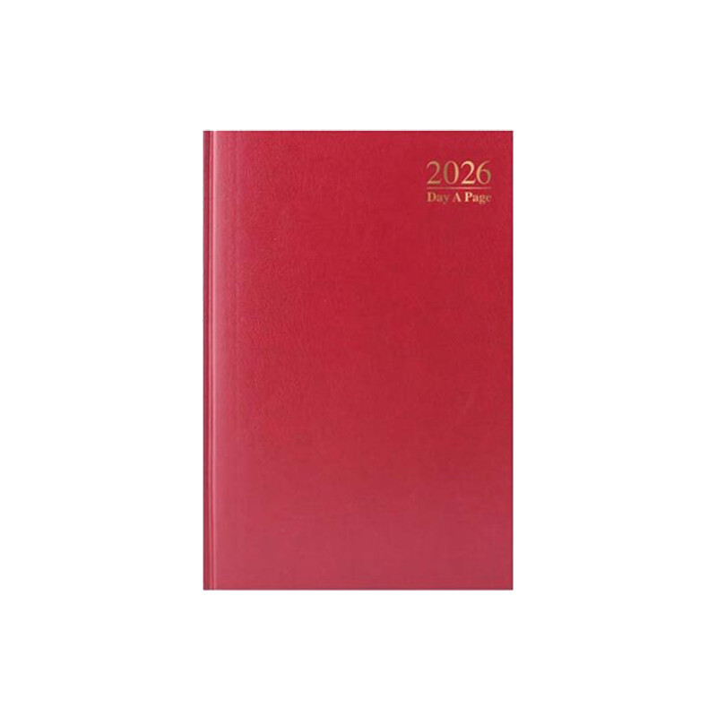 2026 Diary A4 Day A Page Casebound Value DAP Split Sat Sun Home Office ...