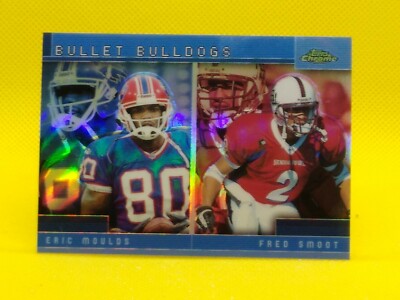 2001 Topps Chrome BULLET BULLDOGS REFRACTOR Miss. St. Eric Moulds ...
