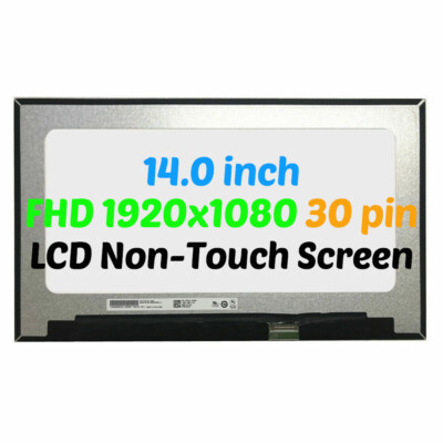 14" Screen for Dell Latitude 14 5430 RUGGED LED LCD Display 30 pin FHD ...