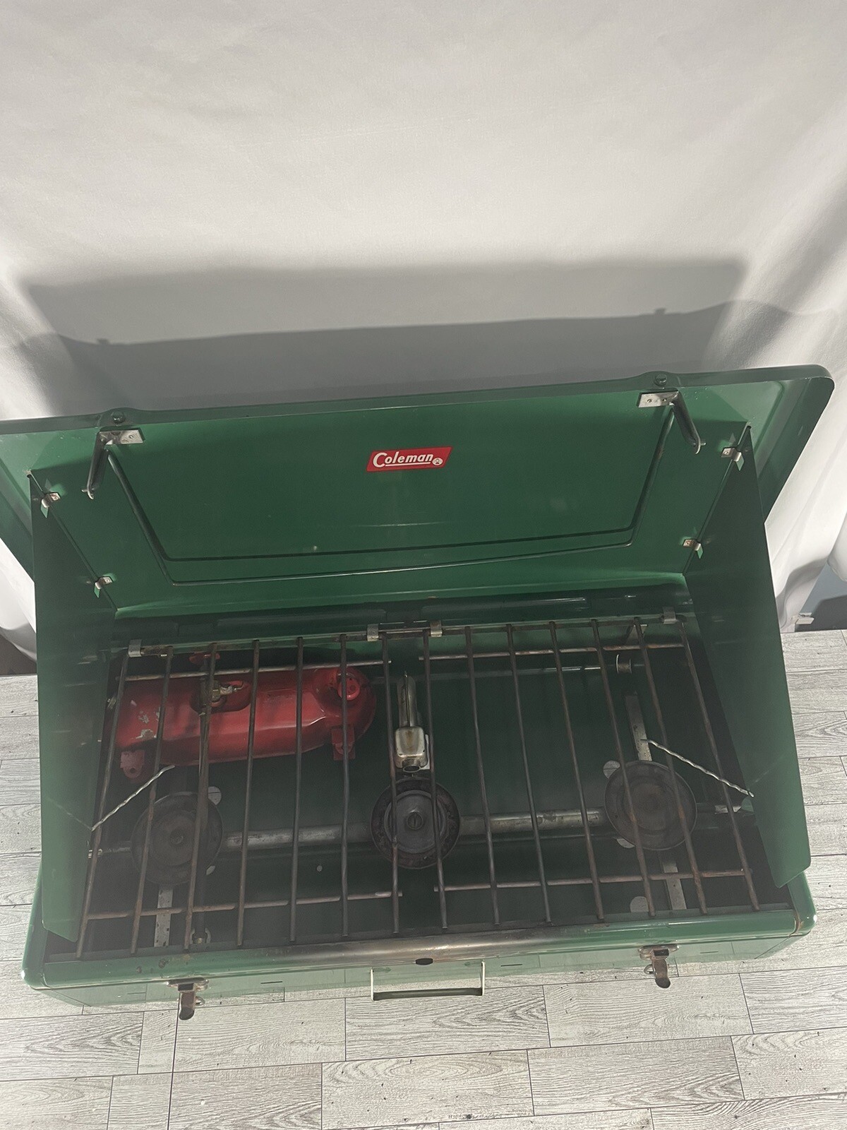 1950’s Vintage Coleman Model 426B Triple 3 Burner Green Gas Camping ...