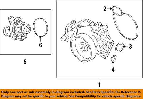 BMW OEM 08-16 X6 4.4L-V8-Water Pump O-Ring Seal 11517572792 | eBay