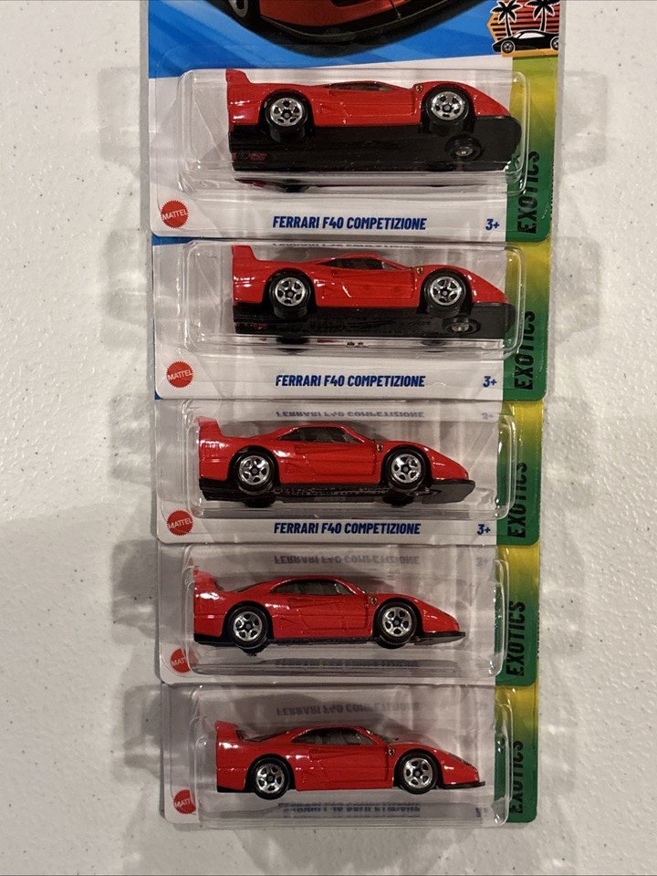 2025 Hot Wheels FERRARI F40 & FERRARI 385 GTB4 COMPETIZIONE (Lot Of 10 ...