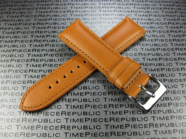 New 18mm Tan CALF LEATHER STRAP Light Brown Watch Band for OMEGA ...