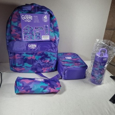 Giggle By Smiggle 4 PIECE Bundle Purple Lunch Box Bag, pencil case ...