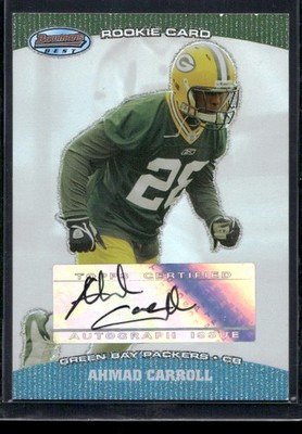 2004 Bowman's Best #165 Ahmad Carroll | eBay