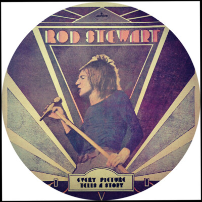 Rod Stewart. Every Picture Tells A Story Repro record label sticker | eBay