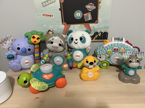 Fisher Price Linkimals Interactive Toys - Lot of 7 - Koala Turtle Panda ...