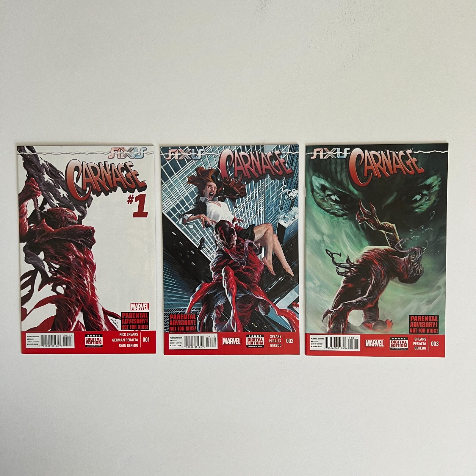 AXIS CARNAGE 1-3 1 2 3 COMPLETE SERIES (2014, MARVEL COMICS) | eBay