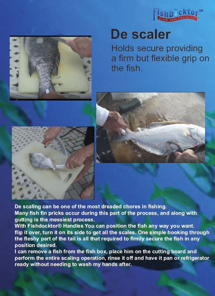 (2) Fish Docktor ® Handles Fishing Hunting Sporting Safety Processing ...