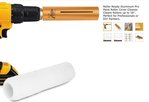 Roller Ready Aluminum Pro Paint Roller Cover Cleaner. Cleans Rollers up ...
